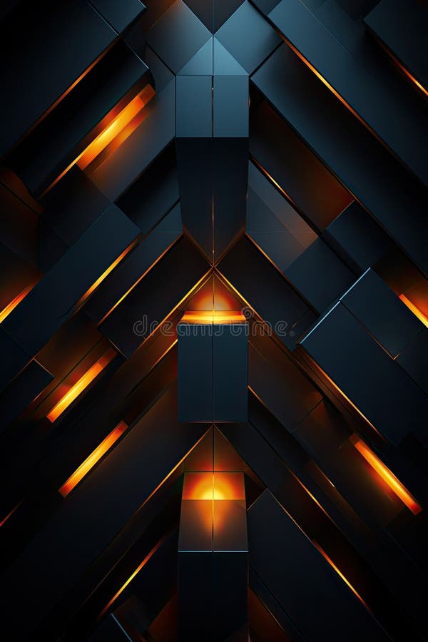The Splendor of Luxury Black Gold Abstract Background. Stock ...