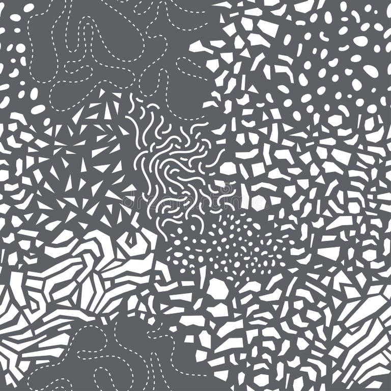 Spliced Geometric Pattern stock vector. Illustration of decor - 127021143