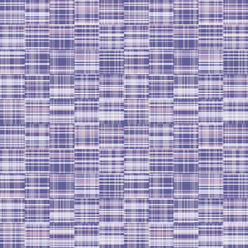 Spliced Plaid Check Grid Variegated Border Background. Seamless Pattern ...