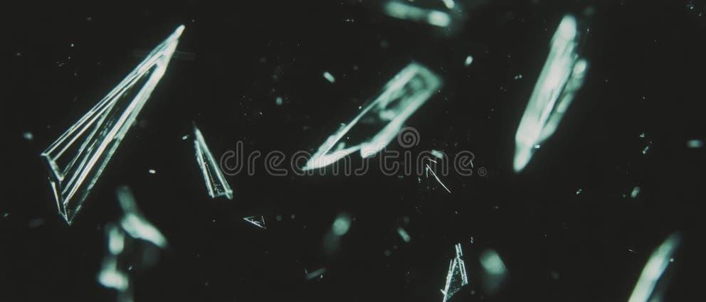 Splintered Glass Texture Creating a Striking Visual Effect Against a ...