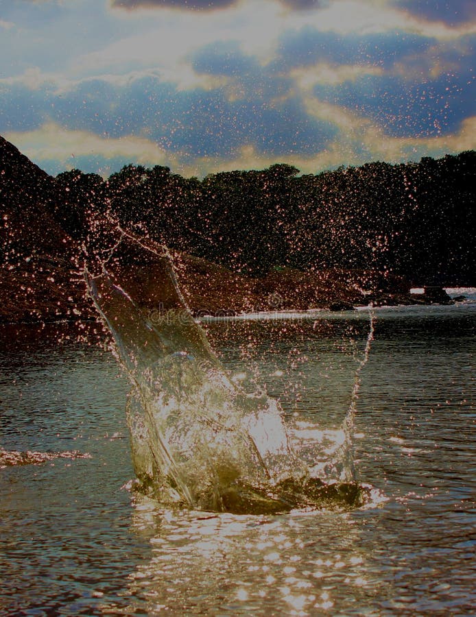 Splish Splash stock photo. Image of lake, water, reflextions - 41319750
