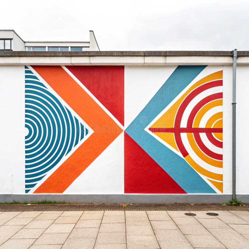 Split Abstract Isolated on White Background Stock Illustration ...