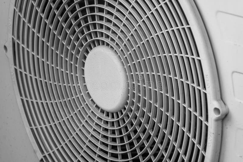 Split ac outdoor unit editorial stock photo. Image of grid - 193078033