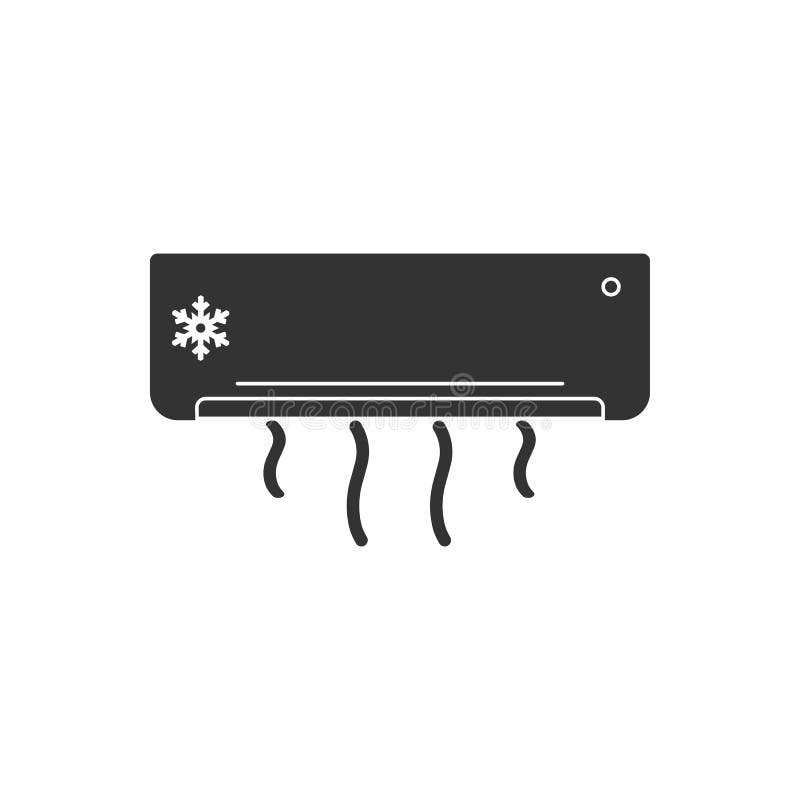 Split Air Conditioner Icon. Vector Illustration, Flat Design Stock ...