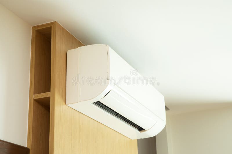 Split air conditioner. stock image. Image of electronic - 276957101
