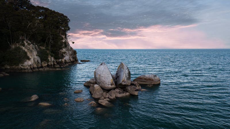 Split Apple rock stock photo. Image of tourism, nature - 179332902