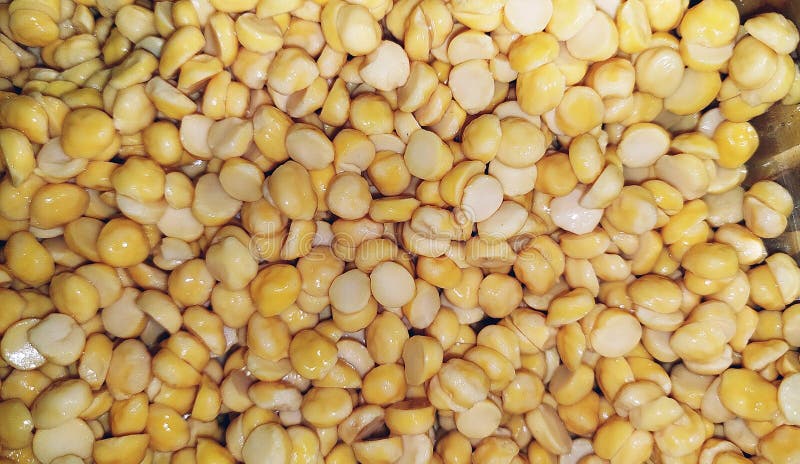 Split Bengal Gram Closeup View Stock Photo - Image of agriculture, meal ...