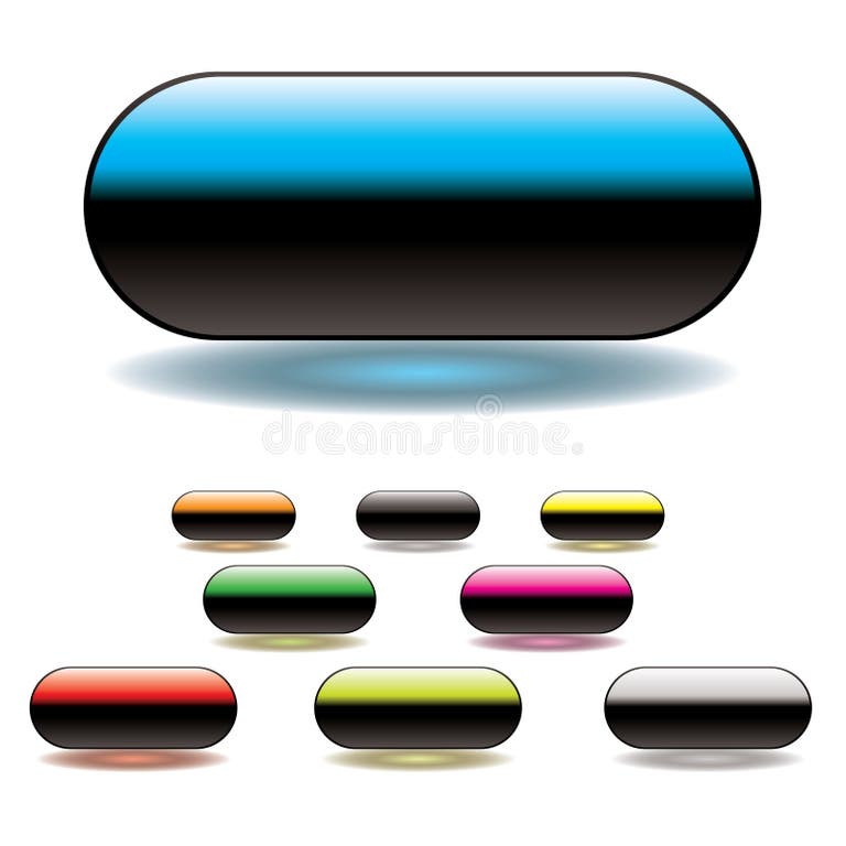 Split button stock vector. Illustration of vector, shiny - 9576106