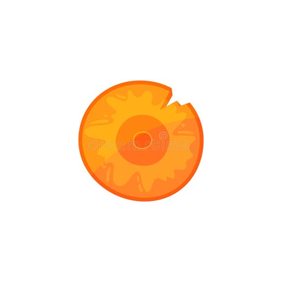 Split Carrot Flat Composition Stock Vector - Illustration of ...