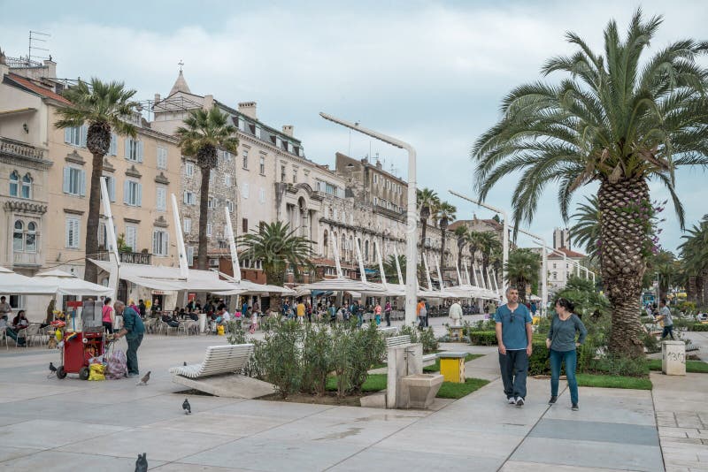 Split city, Croatia editorial photo. Image of landmark - 91867216