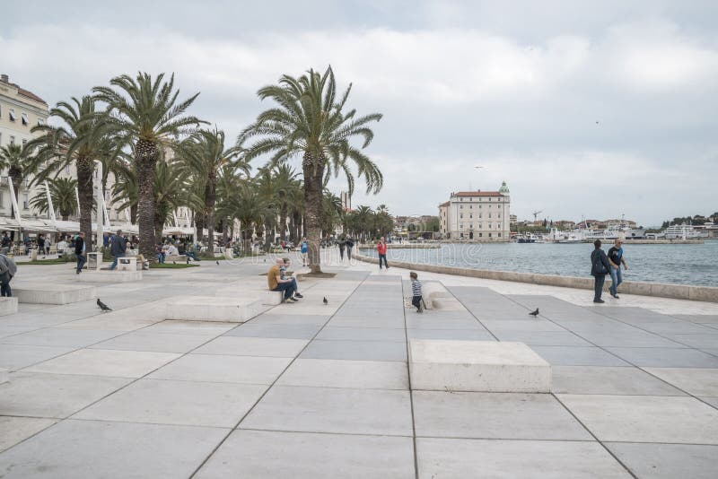 Split city, Croatia editorial photography. Image of town - 91867377