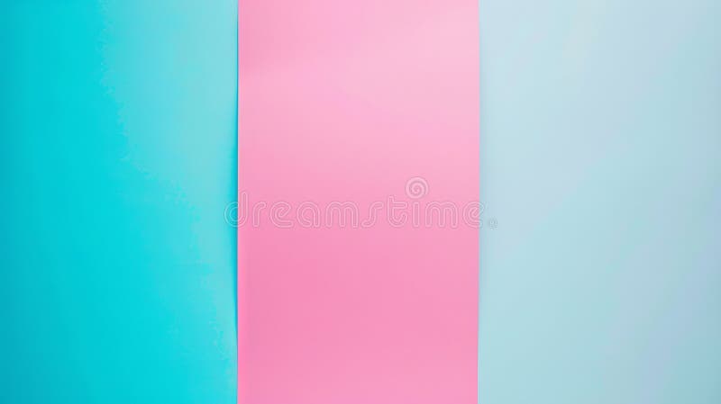 Split Color Background in Shades of Aqua Blue and Vibrant Pink. Concept ...
