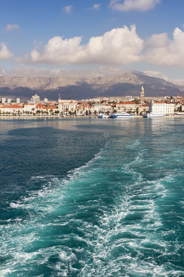 Split, Croatia on the Adriatic Sea Stock Image - Image of coastal ...