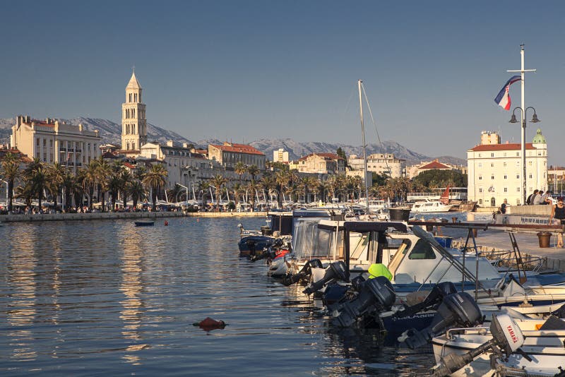 Split in Croatia, Europe editorial image. Image of house - 129848995