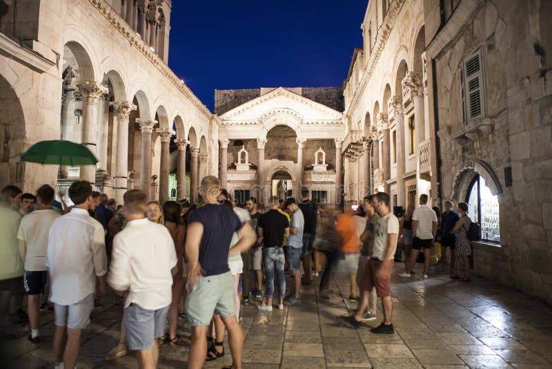 Split in Croatia, Europe editorial image. Image of croatia - 131295385