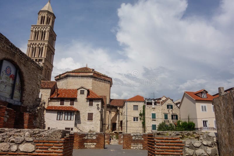 Split, Croatia - 04.23 stock photo. Image of medieval - 393199864