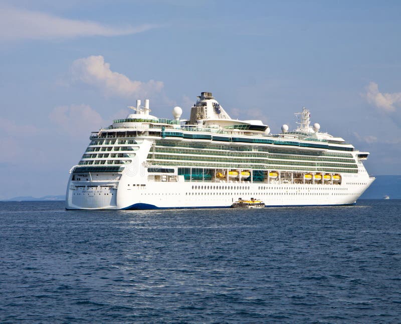 Split, Croatia - Giant Ferry Toward Split Harbor Editorial Stock Image ...