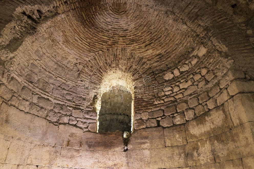 Historical Underground of Split in Croatia. Editorial Stock Photo ...