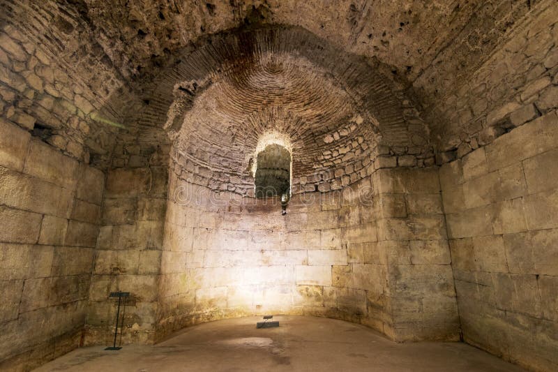 Historical Underground of Split in Croatia. Editorial Stock Photo ...