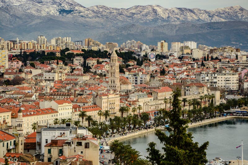 Split, Croatia editorial photo. Image of europe, downtown - 88840231