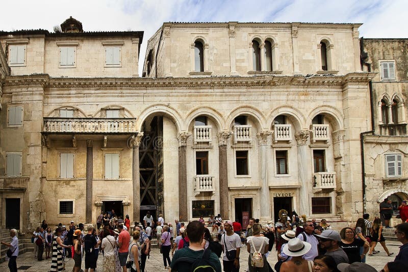 Diocletian S Palace in Split, Croatia Editorial Image - Image of ...