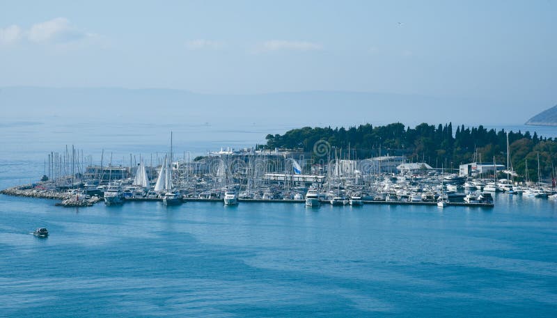 Split, Croatia. Urban Landscape in Summer. Stock Photo - Image of ...