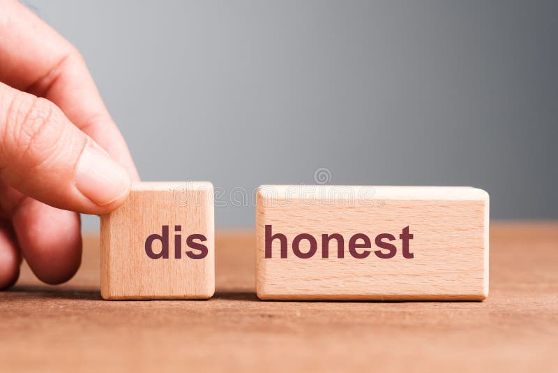 Honesty or dishonesty stock image. Image of solution - 71280427