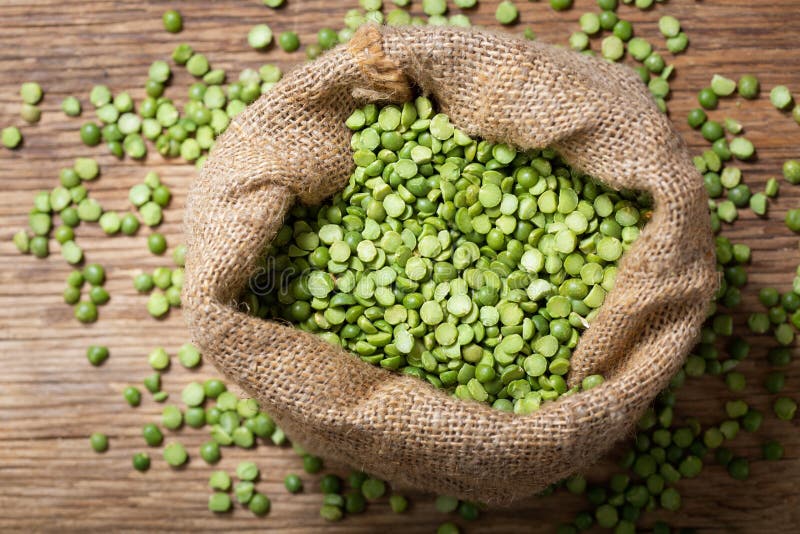 Peas in a sack stock photo. Image of healthy, pile, edible - 23043612