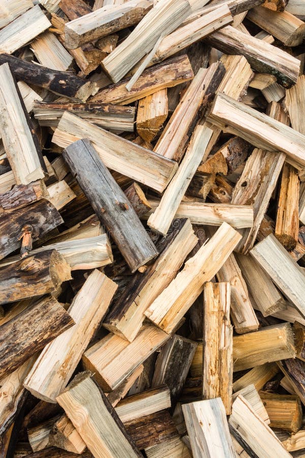 Split firewood. stock photo. Image of texture, wood, brown - 44530532