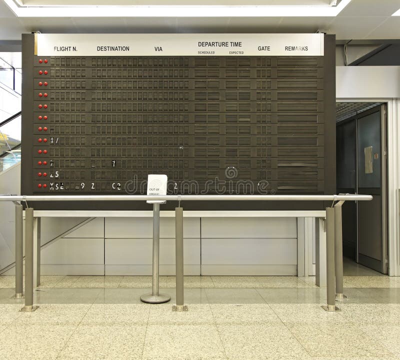 Split flap display stock image. Image of board, flights - 41517465