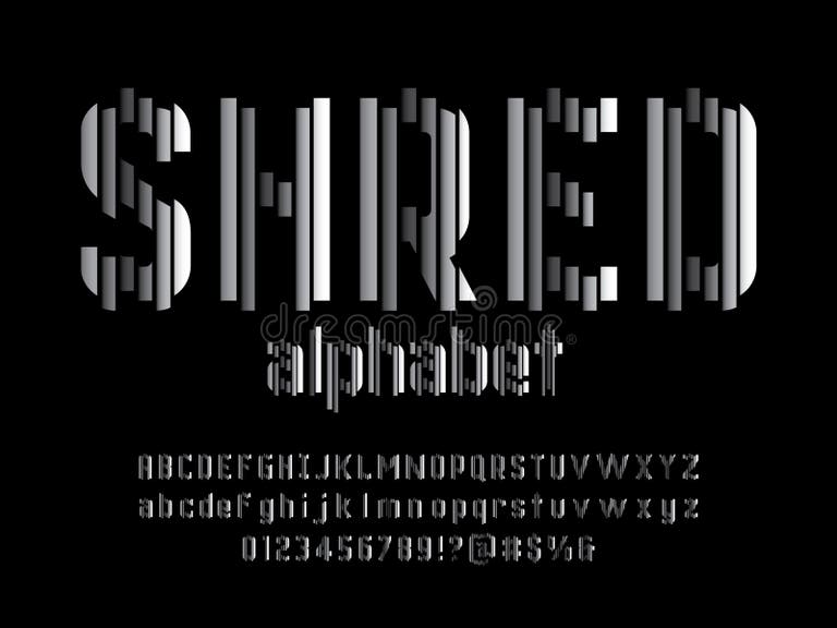 Split font stock vector. Illustration of sign, type - 166869778