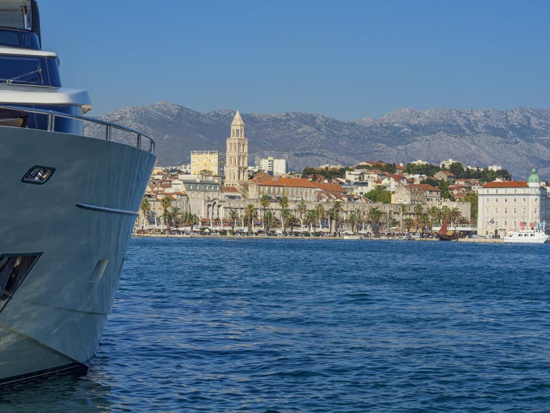 Split harbor stock image. Image of marine, architecture - 99287337
