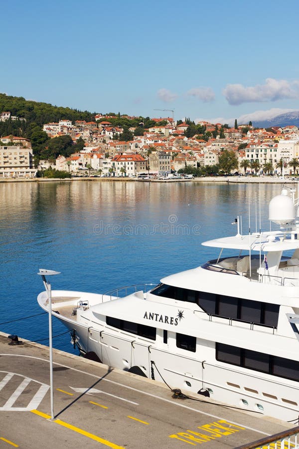 Split Harbor October 6, 2010 Editorial Stock Photo - Image of dock ...