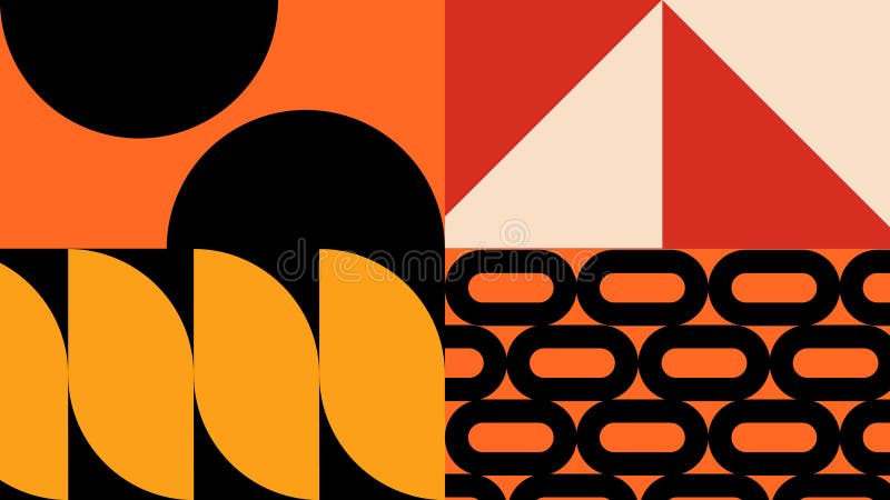 Split Layout Diamond Shape Composition Background Stock Illustration - Illustration of graphic ...