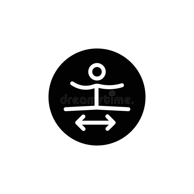 Split Legs Exercise Icon Web Design in Vector Stock Vector ...