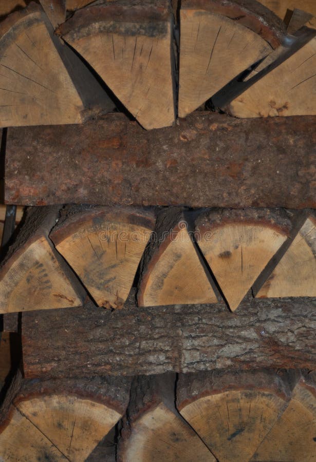 Split Logs for Firewood stock image. Image of fire, household - 215862211