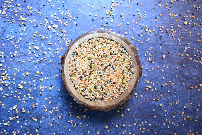 Mixed of Lentils Bio White Background Stock Image - Image of plant ...