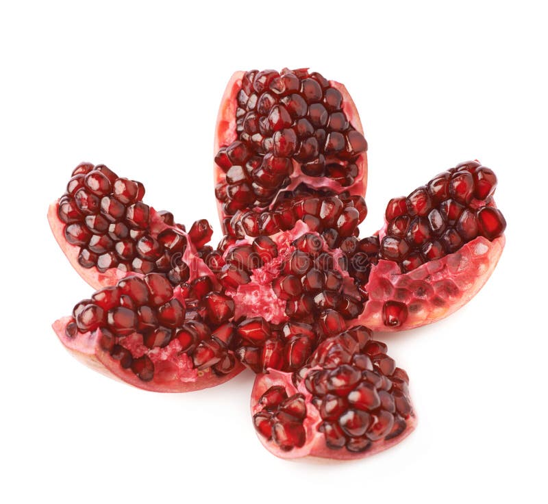Split Open Pomegranate Fruit Stock Image - Image of garnet, granatum ...
