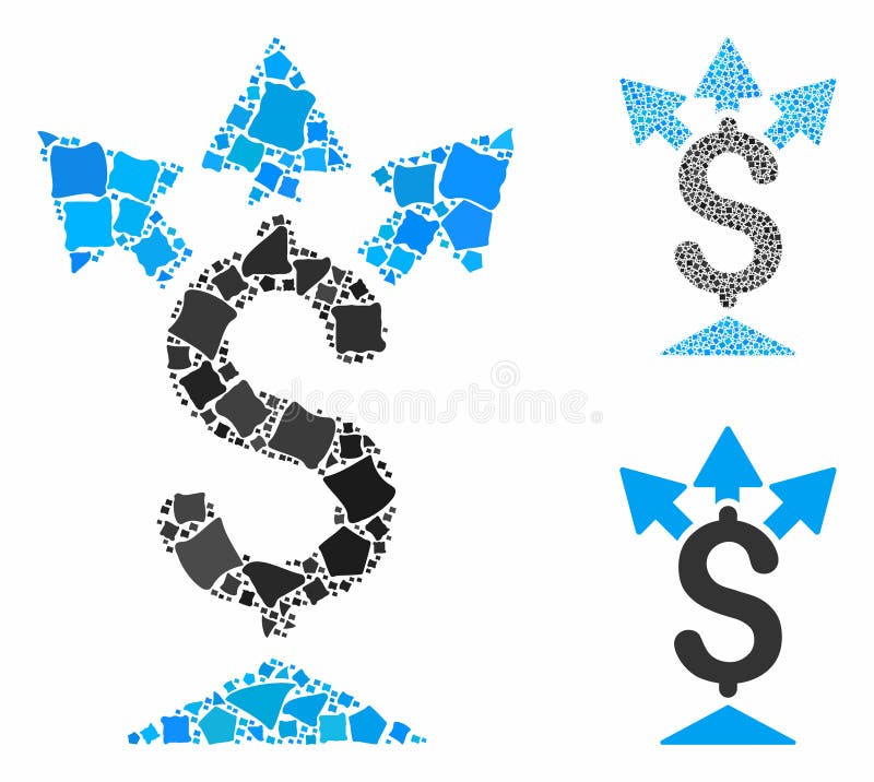 Split Payment Vector Mesh Carcass Model and Triangle Mosaic Icon Stock ...