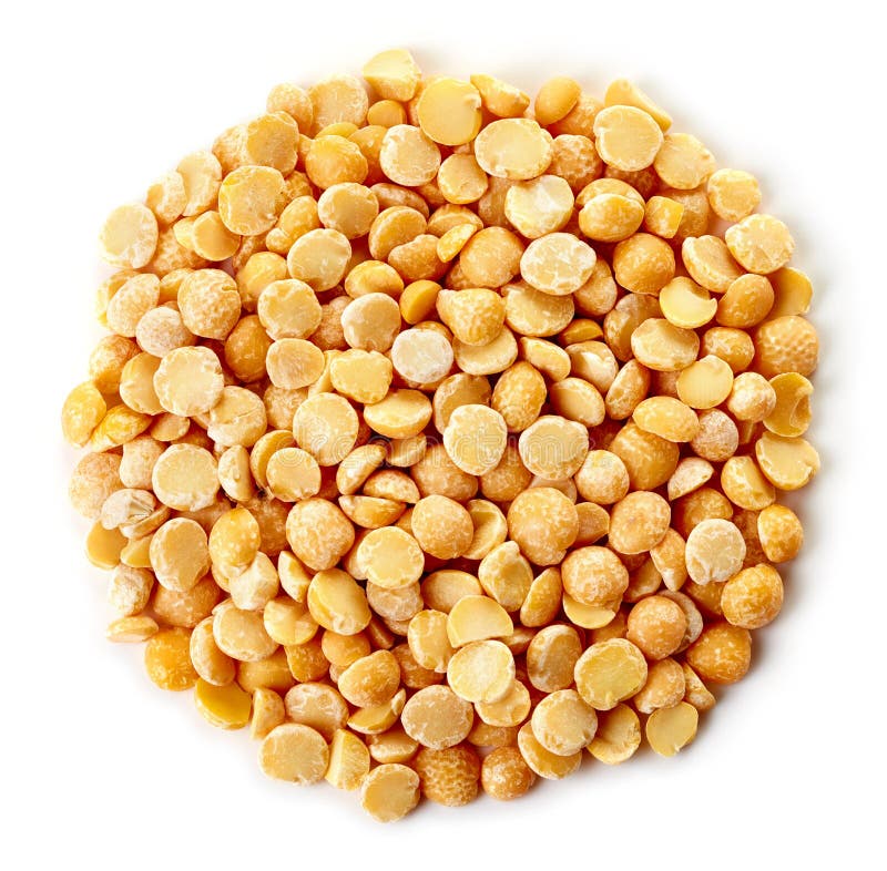 Yellow dry split peas stock image. Image of plant, organic - 53397451
