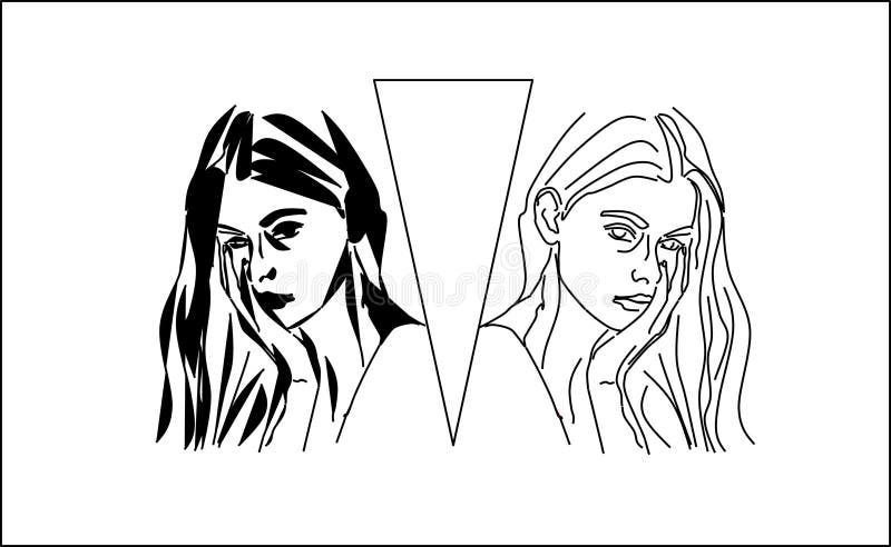 Split Personality Cartoon Stock Illustrations – 154 Split Personality ...