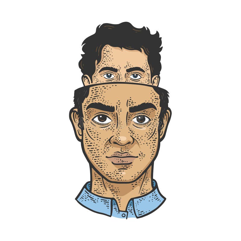 Split Personality Cartoon Stock Illustrations – 154 Split Personality ...