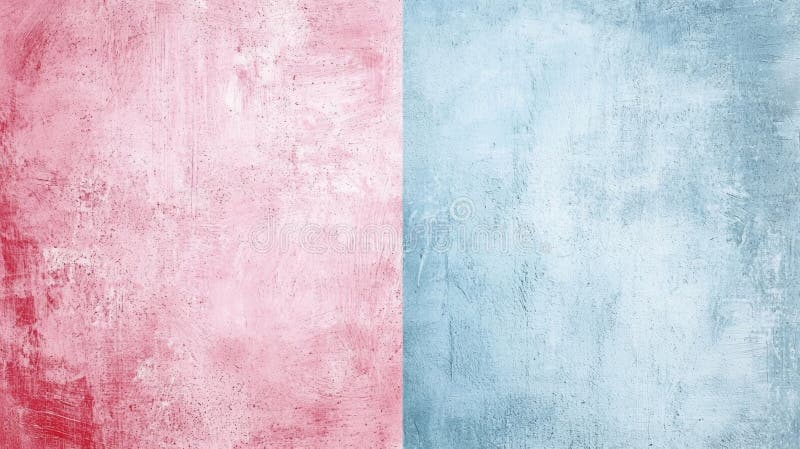 Split Pink and Light Blue Grunge Wall for Versatile Design Projects ...