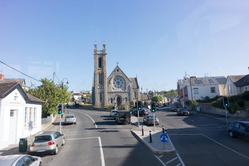 A Split in the Road in Dublin, Ireland Editorial Image - Image of ...