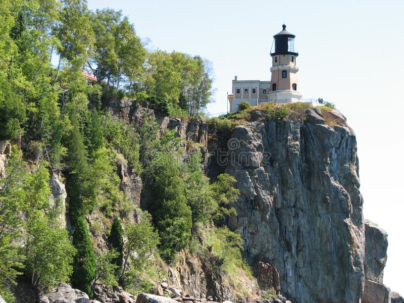 Split Rock Light House stock photo. Image of shore, split - 47711098