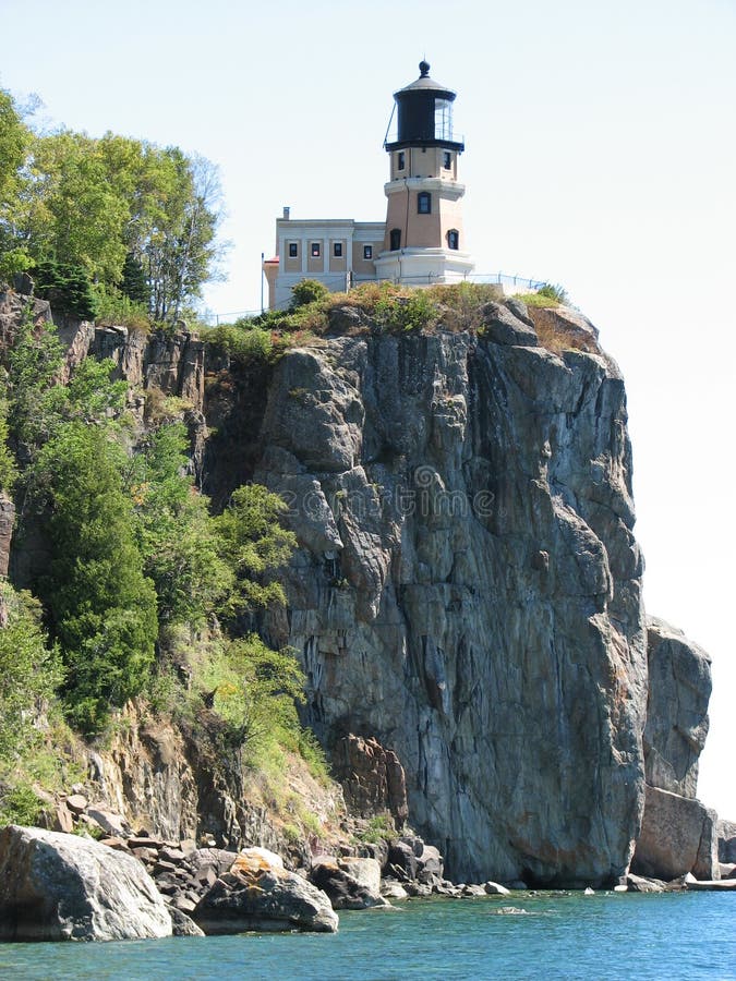 Split Rock Lighthouse stock image. Image of great, navigation - 16553271
