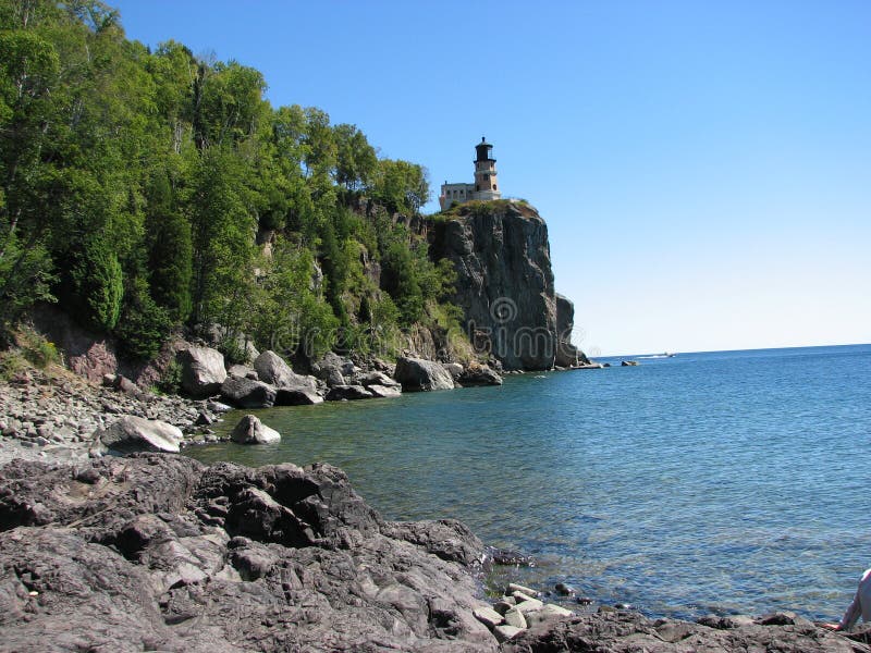 Split Rock Light House stock image. Image of lighthouse - 47711231
