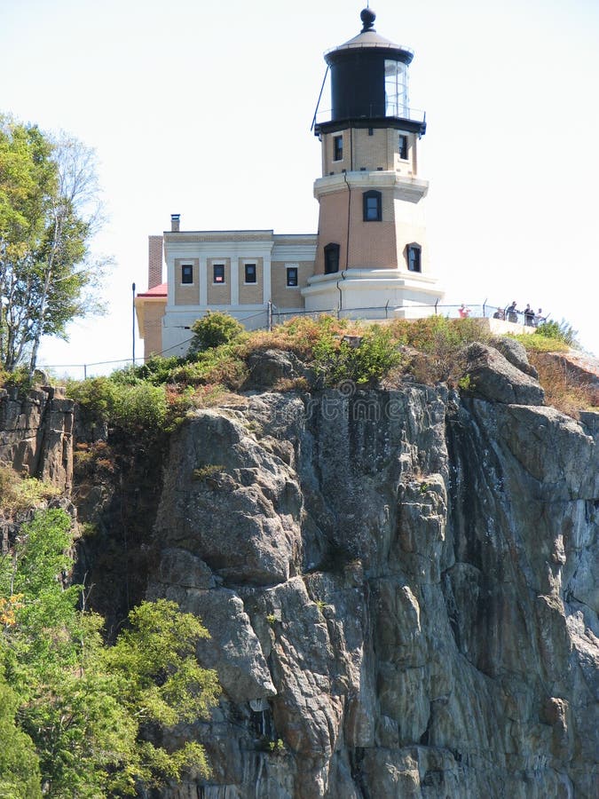 Split Rock Light House stock image. Image of superior - 47711329