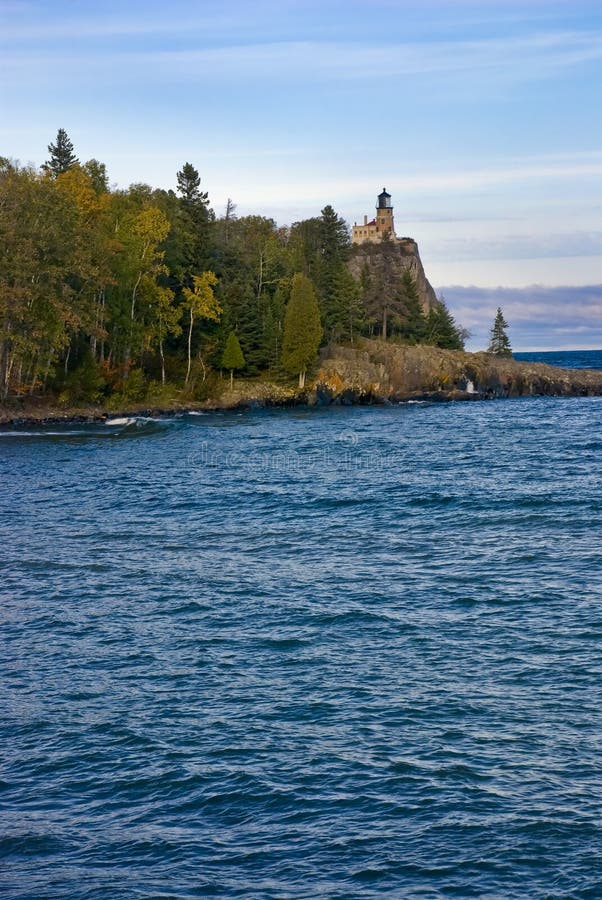 Split Rock Lighthouse stock image. Image of sight, northshore - 33928775