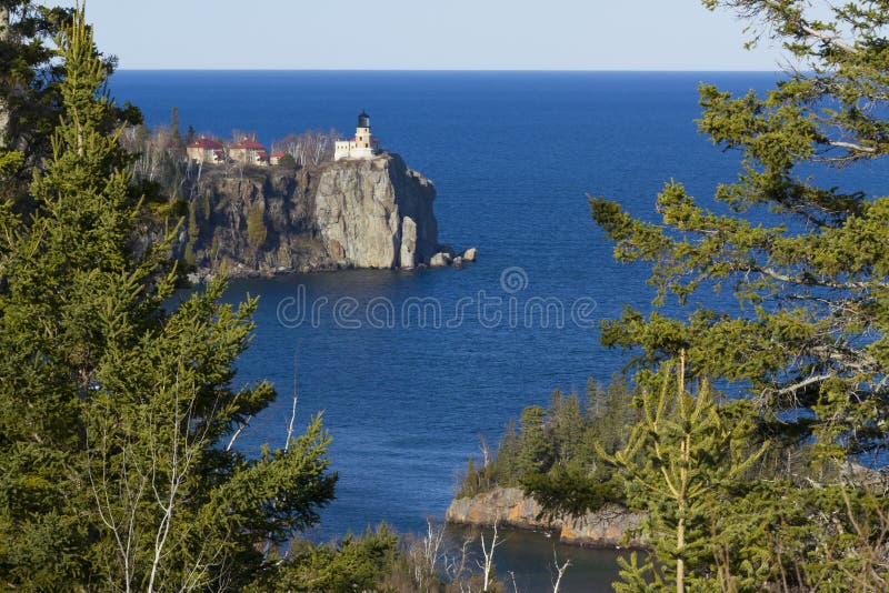 Split Rock Lighthouse stock photo. Image of building - 24590188